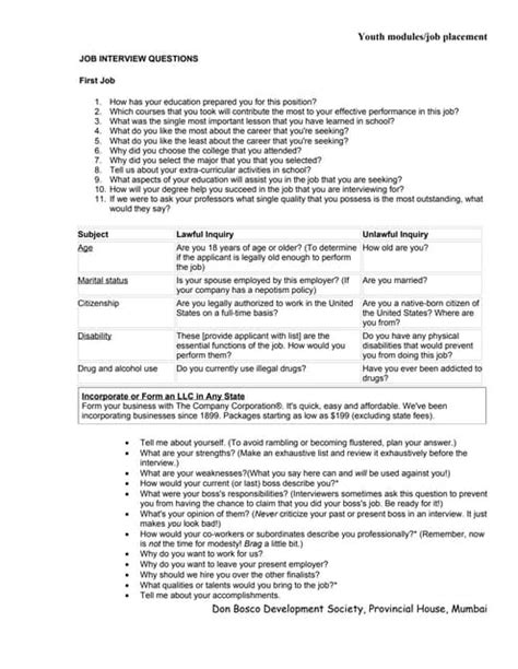 Killer Interview Questions Pdf