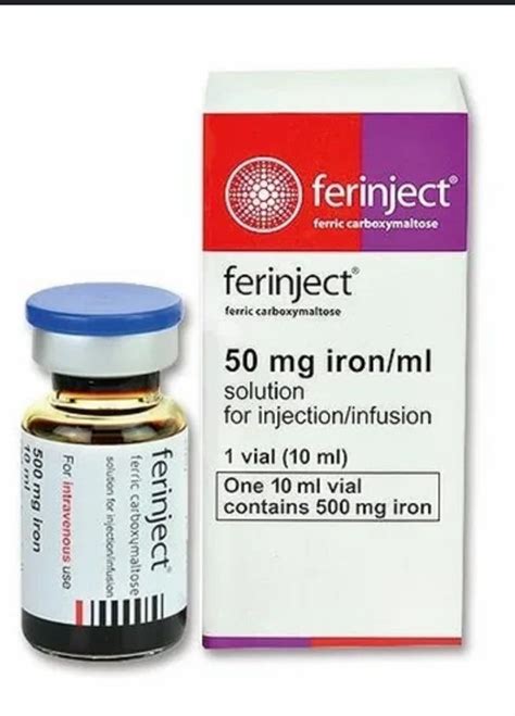 Ferinject 500 Mg Injection At ₹ 3000vial Anti Anaemic Medicine In