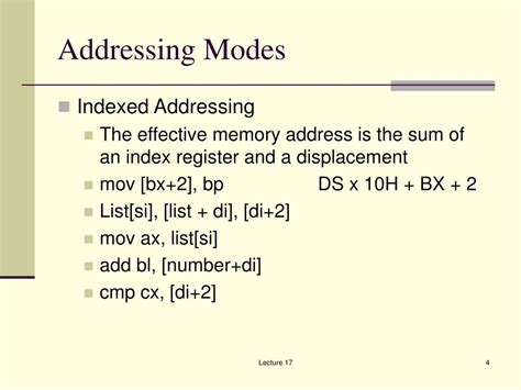 PPT Addressing Modes PowerPoint Presentation Free Download ID