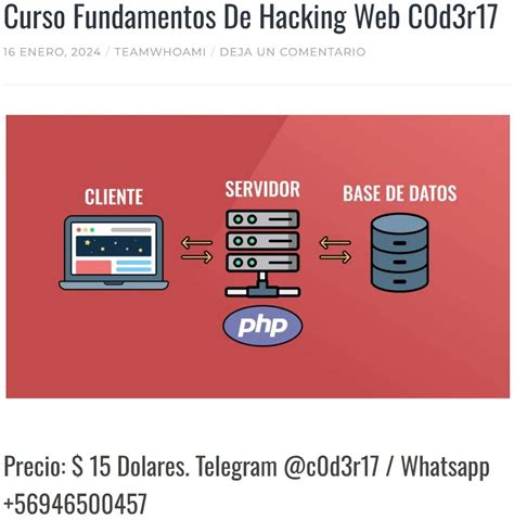 Curso Fundamentos De Hacking Web C0d3r17