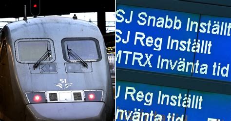 Här Var Ett Av Sex Tåg Försenat I Västerbotten