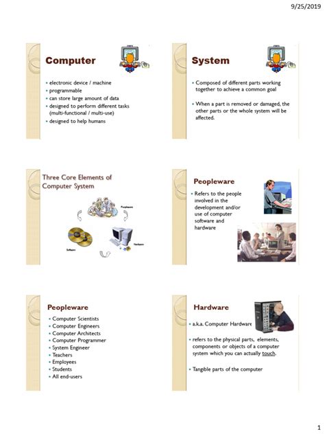 01 Computer System Handout 02 Download Free Pdf Computer Hardware