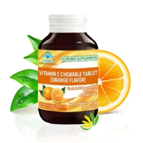 Vitamin C Chewable Tablets Posh Wellness Plus