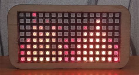 GitHub arsuhinars MatrixClock Настольные DIY часы на светодиодной матрице