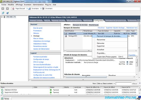 Using A VM From A NAS With VMware ESXi VMware Tutorials InformatiWeb Pro