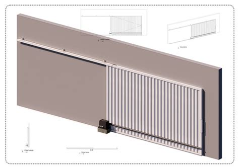 F Parametric Gate 3 Revit Revitimport