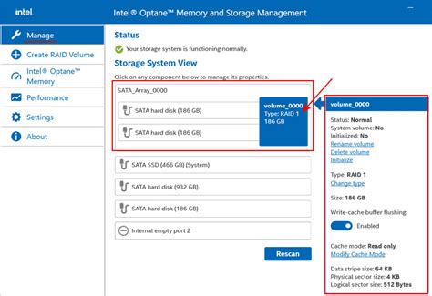 So Erstellen Sie Ein Hardware Raid Im Intel Optane Memory And Storage Management Programm