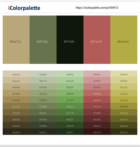 Latest Color Schemes With Matrix Color Tone Combinations IColorpalette