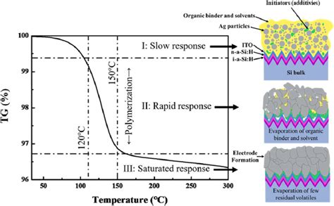Thermogravimetric Analysis Of Low Temperature Curing Polymer Ag Paste Download Scientific Diagram