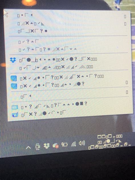 Unrecognizable Font Rwindows10