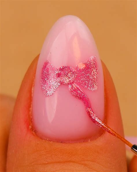 Adorable Coquette Nail Art Idea💅🎀