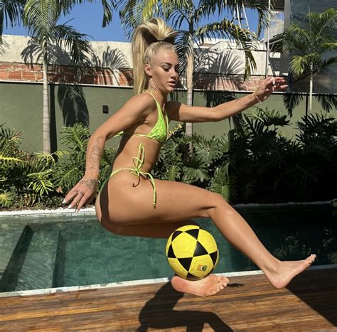 Alisha Lehmann Stuns In Lime Bikini Photos Amid Transfer Speculation