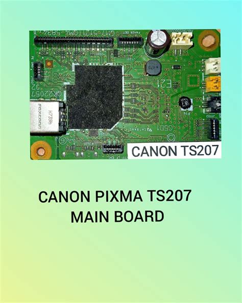 Canon Ts207 Main Board Computers And Tech Printers Scanners And Copiers