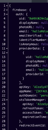 Javascript Why Is The Firebase `accesstoken` Under Such A Strange