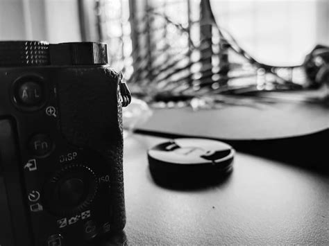 Premium Photo Close Up Of Camera On Table