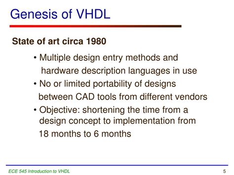 Ppt Introduction To Vhdl For Synthesis Powerpoint Presentation Free Download Id3848409