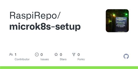 GitHub RaspiRepo Microk S Setup
