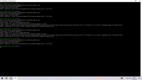 Não Estou Conseguindo Clonar O Repositório No Meu Desktop Git E