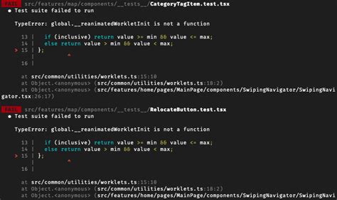 Jest Globalreanimatedworkletinit Is Not A Function · Issue 1380 · Software Mansionreact