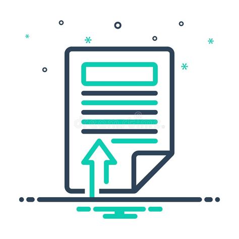 Mix Icon For Context Theme And Topic Stock Illustration Illustration