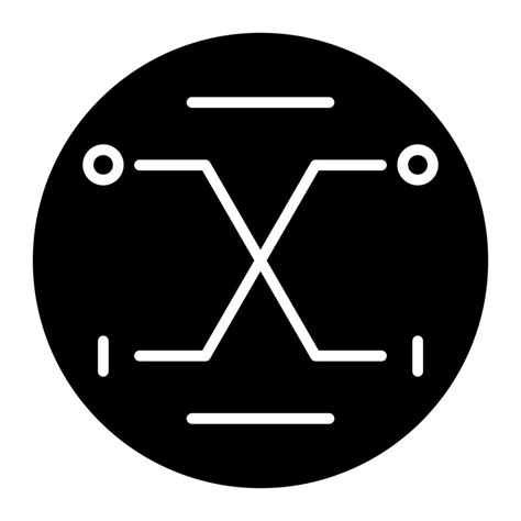 Fuzzy Logic Glyph Icon 15376285 Vector Art At Vecteezy