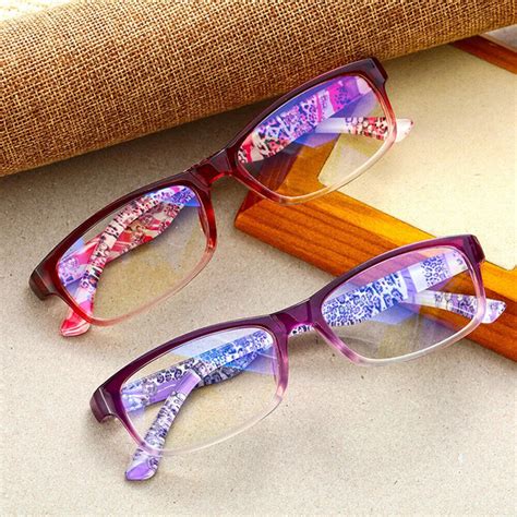 2021 Newest Ultralight Resin Reading Glasses Eyeglasses Lady Anti Blue