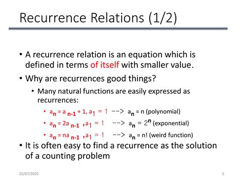 Recurrence Relation Solutions Pdf