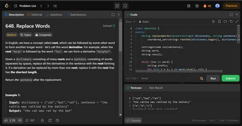 Day 94 Of The 100daysofcodingchallenge Replace Words Karan Patil
