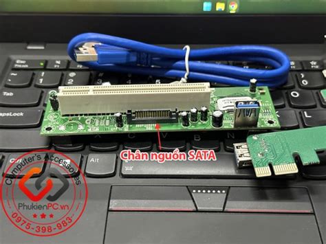 Chuyển đổi PCIe to PCI lắp đặt card PCI vào main không có slot PCI