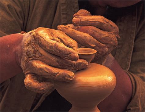 도자기를 만드는 손 인체 손 아이디어