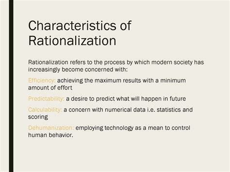 Rationalization Psychology