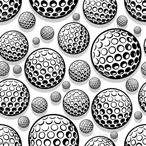 골프 공 완벽 한 패턴 벡터 아트 이미지입니다 골프 공 연속 배경 벽지 질감 디자인 경쟁에 대한 스톡 벡터 아트 및 기타 이미지 경쟁 골프 골프 선수 Istock