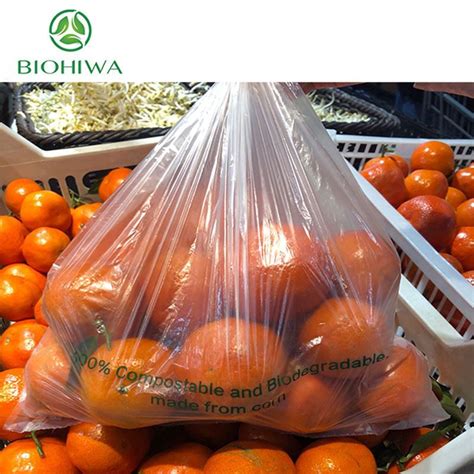 China Biodegradable Pbat Pla Produce Bag Supplier Manufacturers