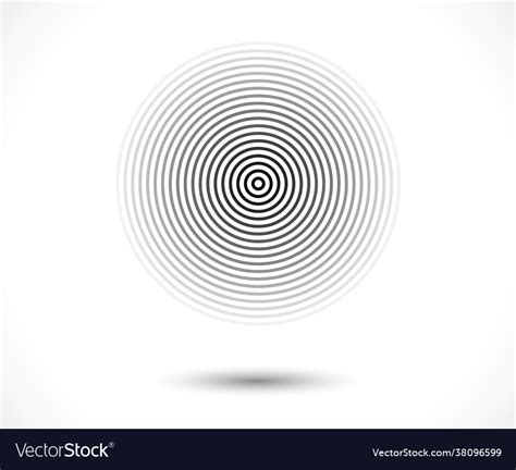 Concentric Circle Elements Element For Graphic Vector Image