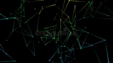 abstract plexus structure of many glowing lines and particles connection concept creative