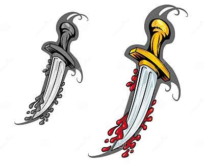 Blade With Blood Stock Vector Illustration Of Bleed 21096791
