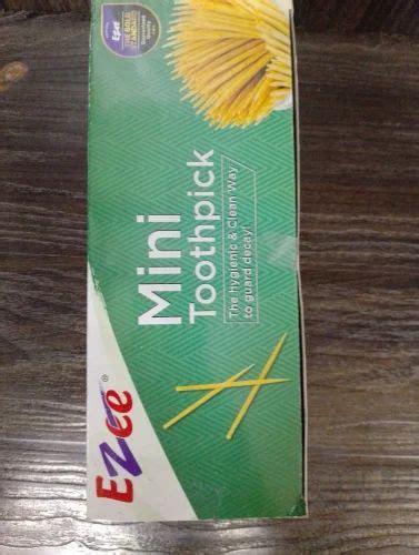 Wooden Toothpick Ezee Mini At ₹ 90 Box In Surat Id 2849514715573