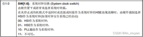 Stm32系统时钟源设置stm32f0系列寄存器操作rcc时钟配置 Csdn博客