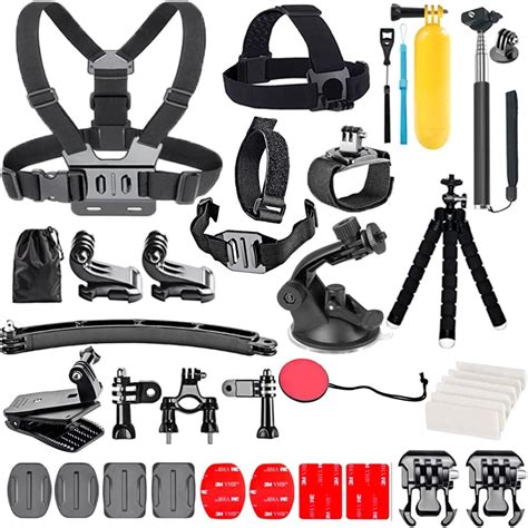 Yhtsport Action Camera Accessories Kit Set For Gopro Hero 12 11 10 9 8