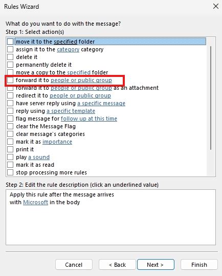 Email Forwarding Rules For Outlook 365 Classic Microsoft Qanda
