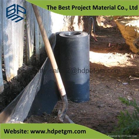 1 0mm Root Stop Barrier HDPE Geomembrane Liner For Landscape BPMGM BPM China Manufacturer
