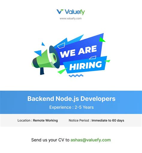 Ketan Patil On Linkedin Hiring Nodejs Developer