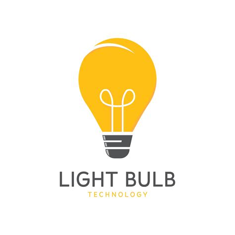 Light Bulb Logo Or Thinking Concept 42564689 Vector Art At Vecteezy