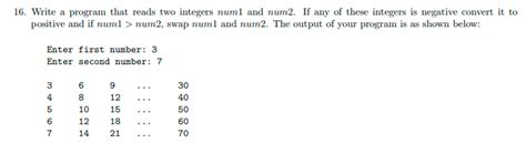 solved 16 write a program that reads two integers num 1 and