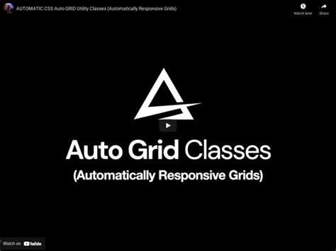 How To Use AUTOMATIC CSS Auto GRID Utility Classes Automatically