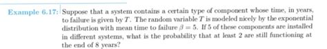 Solved Example 617 Suppose That A System Contains A