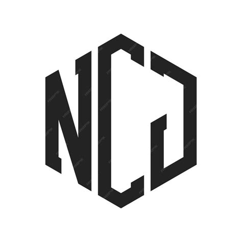 Premium Vector Ncj Logo Design Initial Letter Ncj Monogram Logo Using Hexagon Shape