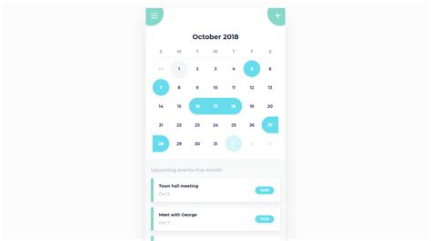 23 Best Css Calendar Demo Code