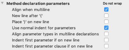 Scala Intellij Code Style Setting For Wrapping On Multi Line Function