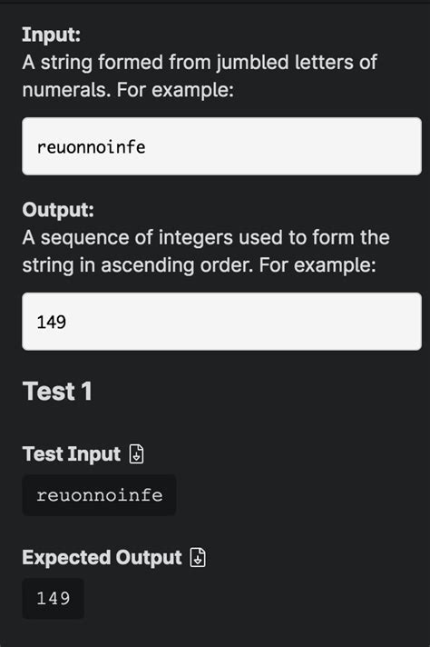 Solved Jumbled Numbers Programming Challenge Description In